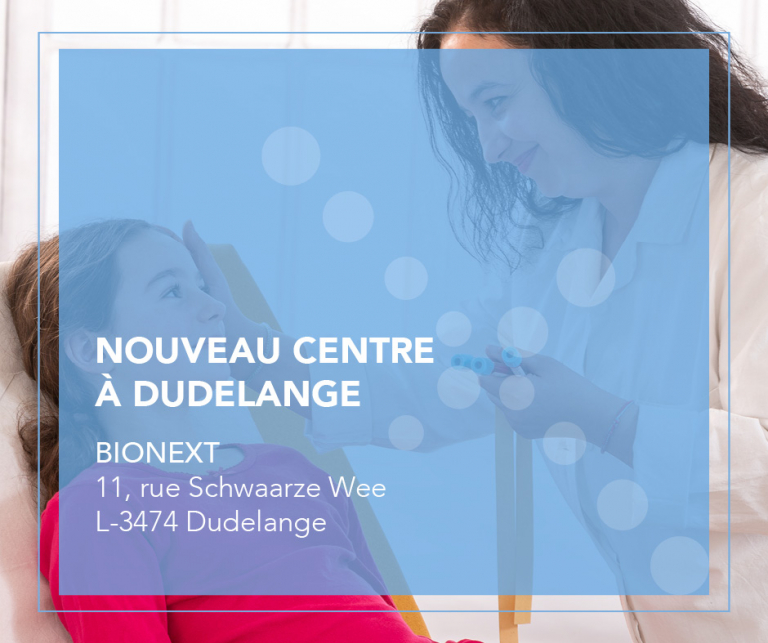 Ouverture d'un nouveau centre de prélèvements à Dudelange | BIONEXT